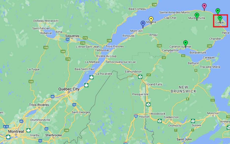 Gaspé - Fort Ramsay